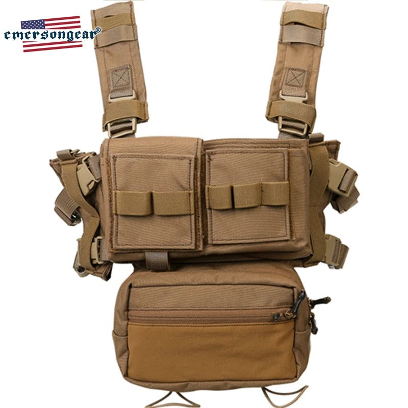 CHALECO EMERSON MK3 COYOTE – BLACK SAND SECURITY
